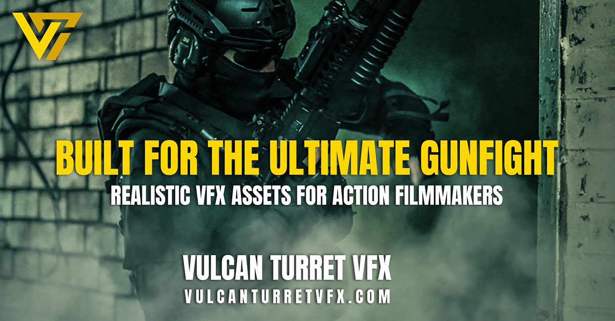 VULCAN TURRET VFX | Professional Gunfight & Action VFX Assets
